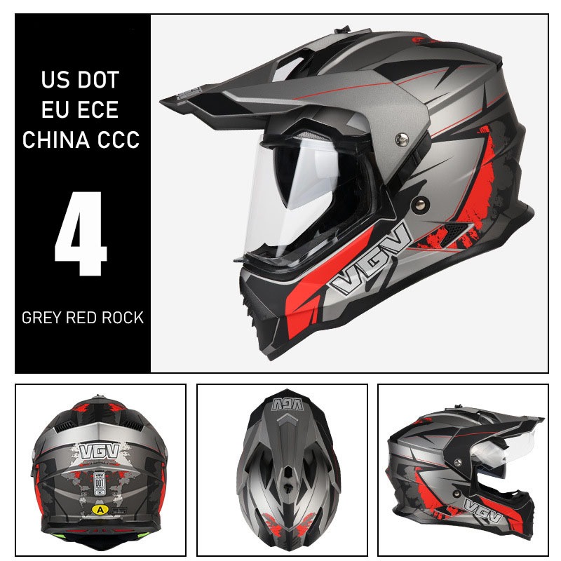 Motorcycle Helmet VGV Official Authentic Motorcycle Off Road Rally ...