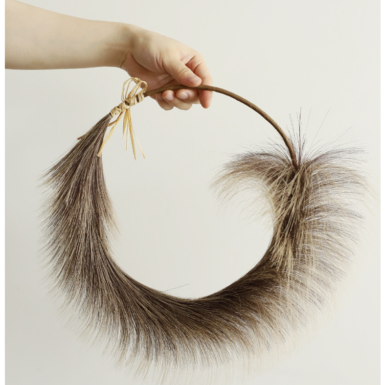 Artificial Curved Reed Garland 30 cm Diameter Flowers For Wedding Home ...