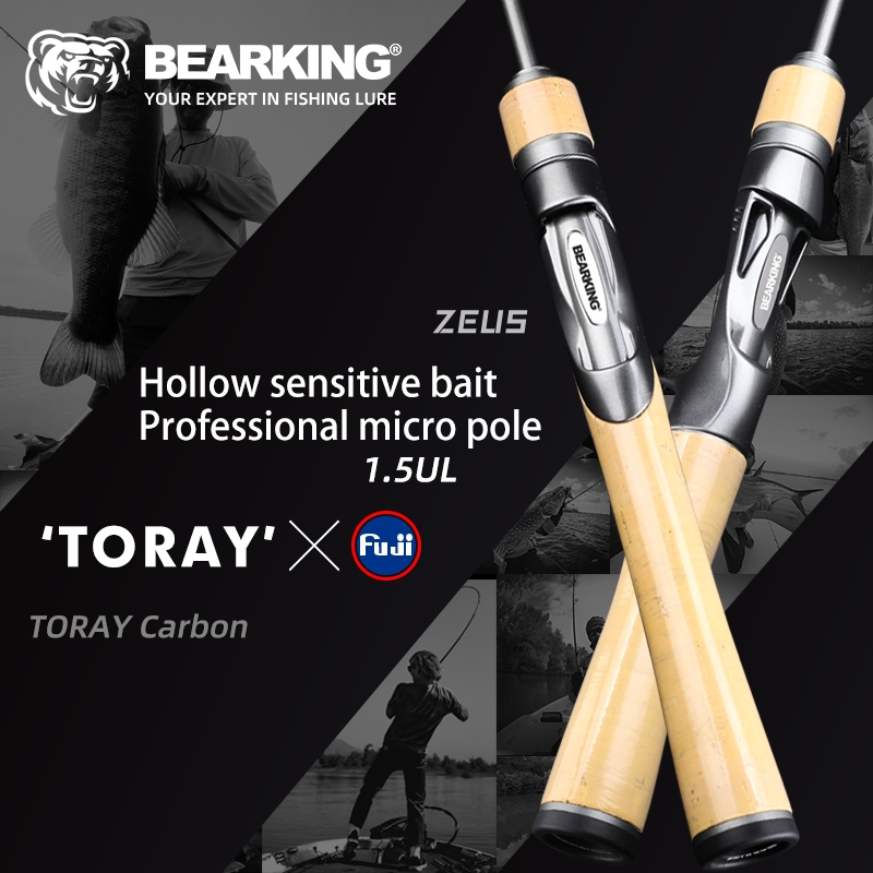 BEARKING Zeus Micro Ultralight Carbon Fiber Ultralight Fishing Rod | Shopee Malaysia