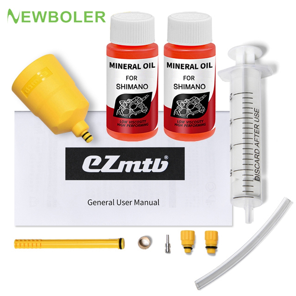 Newboler Bicycle Hydraulic Brake For SHIMANO Mineral Oil Bleed Kit Tool ...