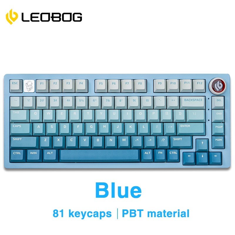 AULA LEOBOG 81 Keys Keycap Original Keycaps PBT Sublimation Keycaps Custom Keycaps for ...