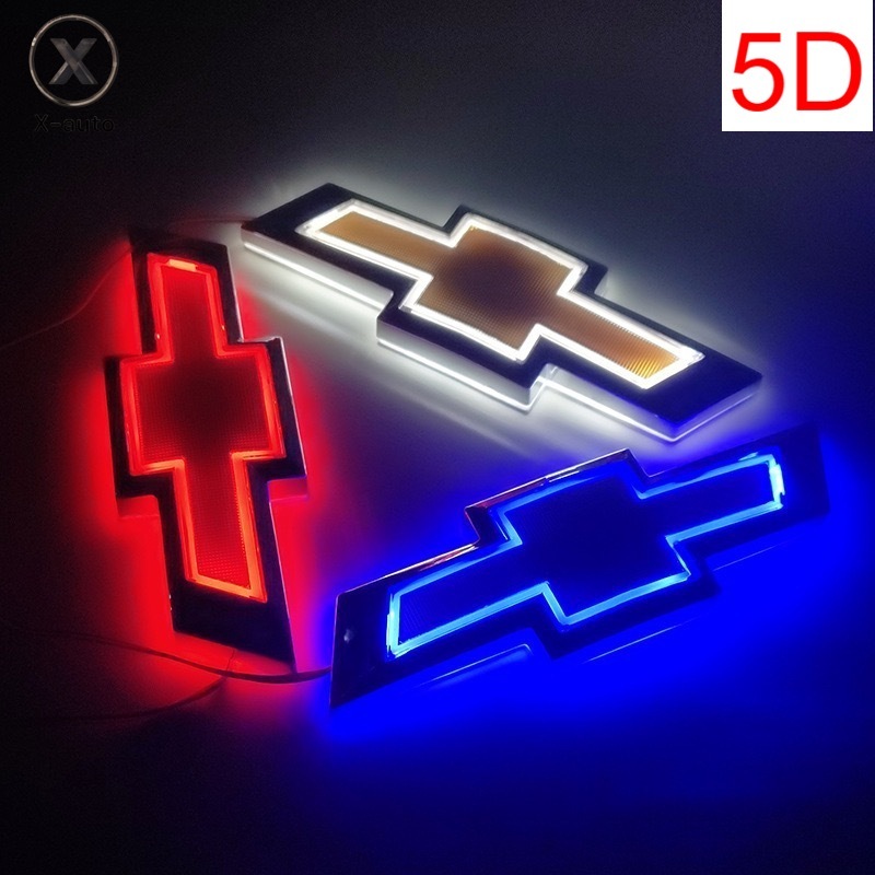 Chevrolet 2D & 5D LED Car Emblem Car Logo LED Light - Original Car Logo ...