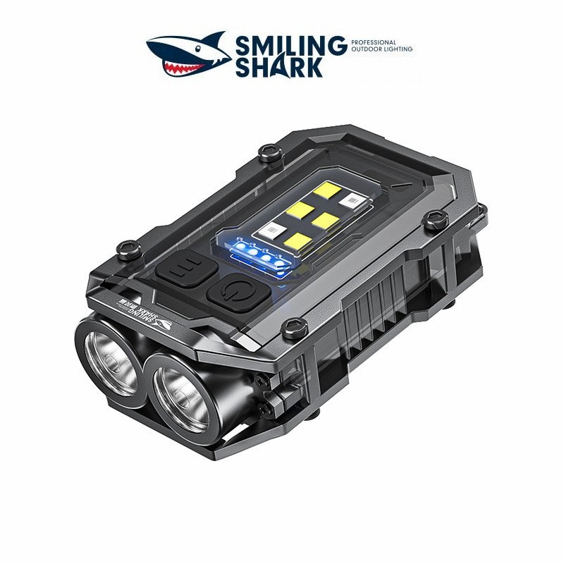 Smiling Shark Led Rechargeable Torch Light Keychain Light Flashlight 8 ...