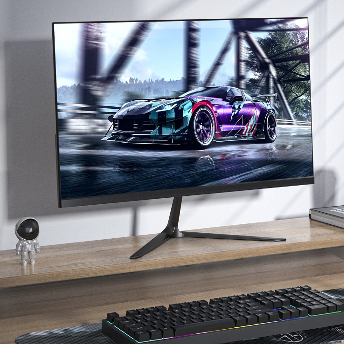 MAINGEAR Rimless Computer gaming monitor curved display 1920*1080P 22 ...