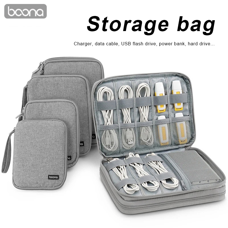 Portable Electronic Storage Bag, Waterproof Travel Storage Bag,U Disk ...