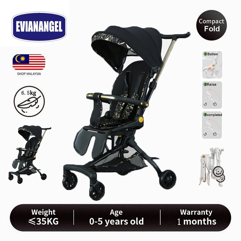 EvianAngel.Kereta sorong bayi boleh laras kecondongan tempat duduk 360 ...