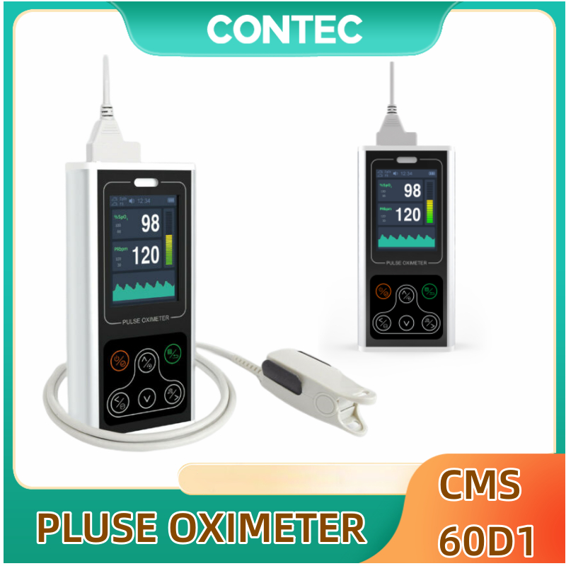 CONTEC CMS60D1 measure human oxygen saturation and pulse rate SpO2 ...