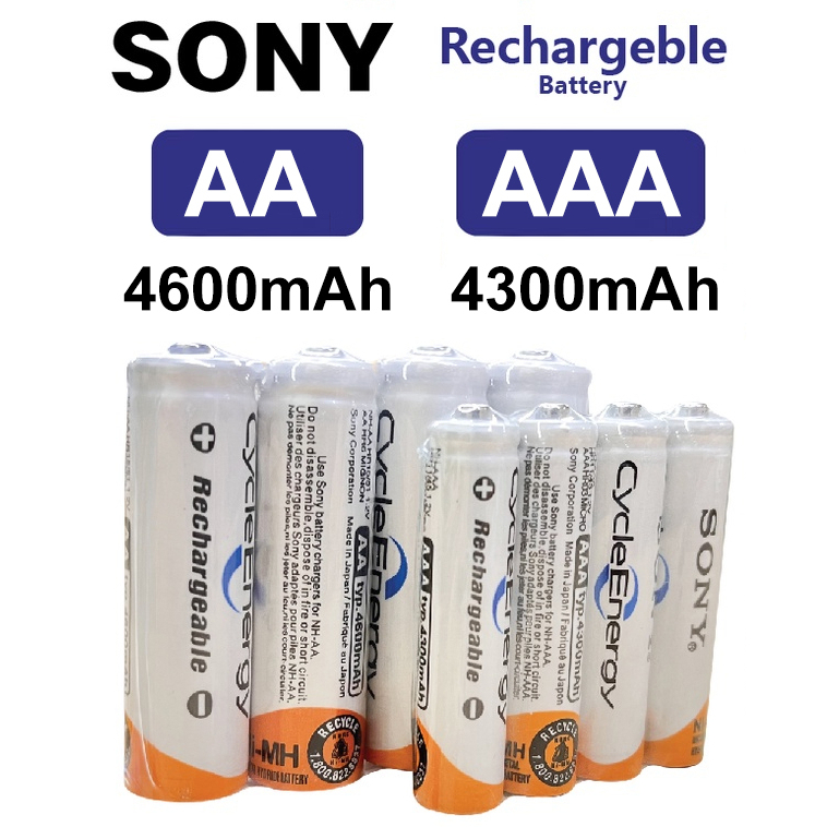 SONY 1.2V AA & AAA NiMH Rechargeable Battery | Shopee Malaysia