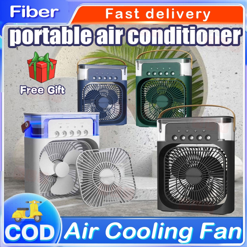 【ready stock】 Portable small air cooler USB rechargeable mini air ...