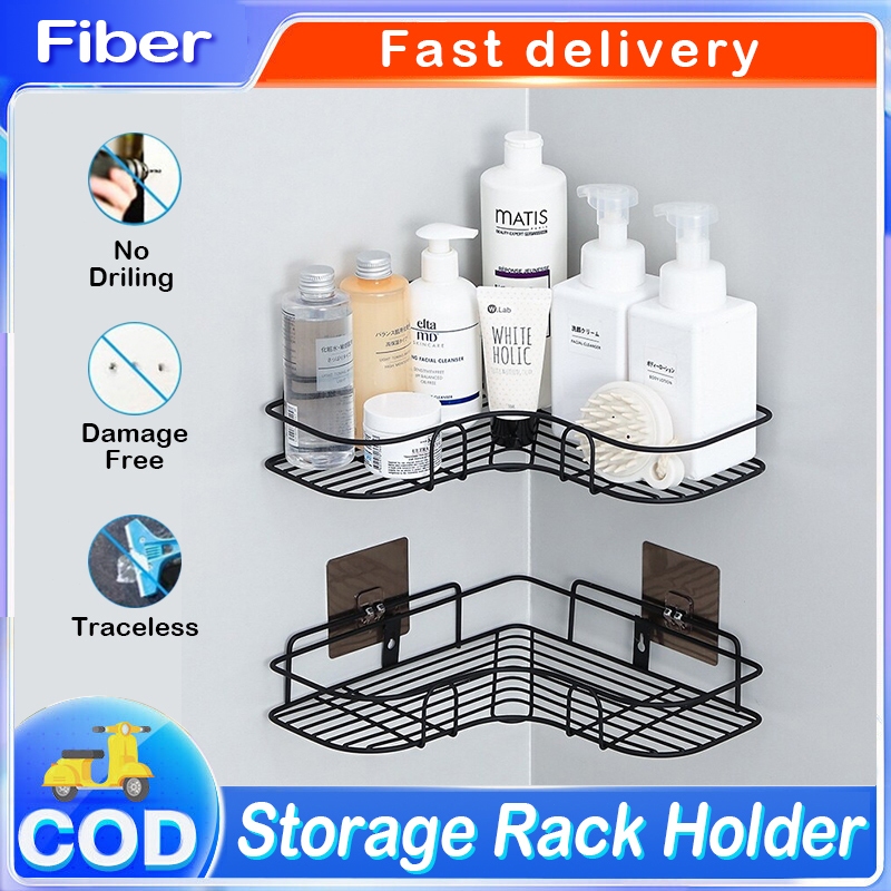 Bathroom Corner Storage Rack Free of Punch Kitchen Toilet Sink Seamless ...