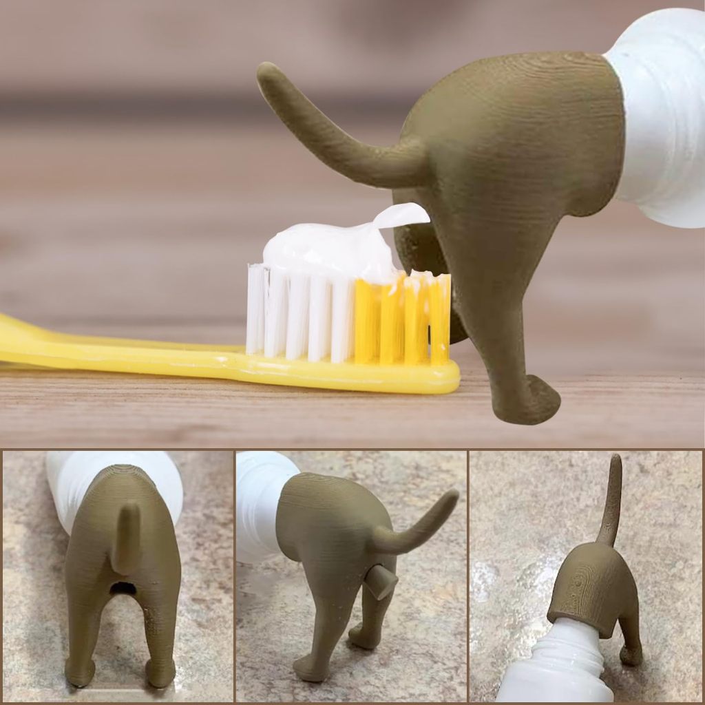 Pooping Dog Butt Toothpaste Topper, Funny Creative Toothpaste Topper ...