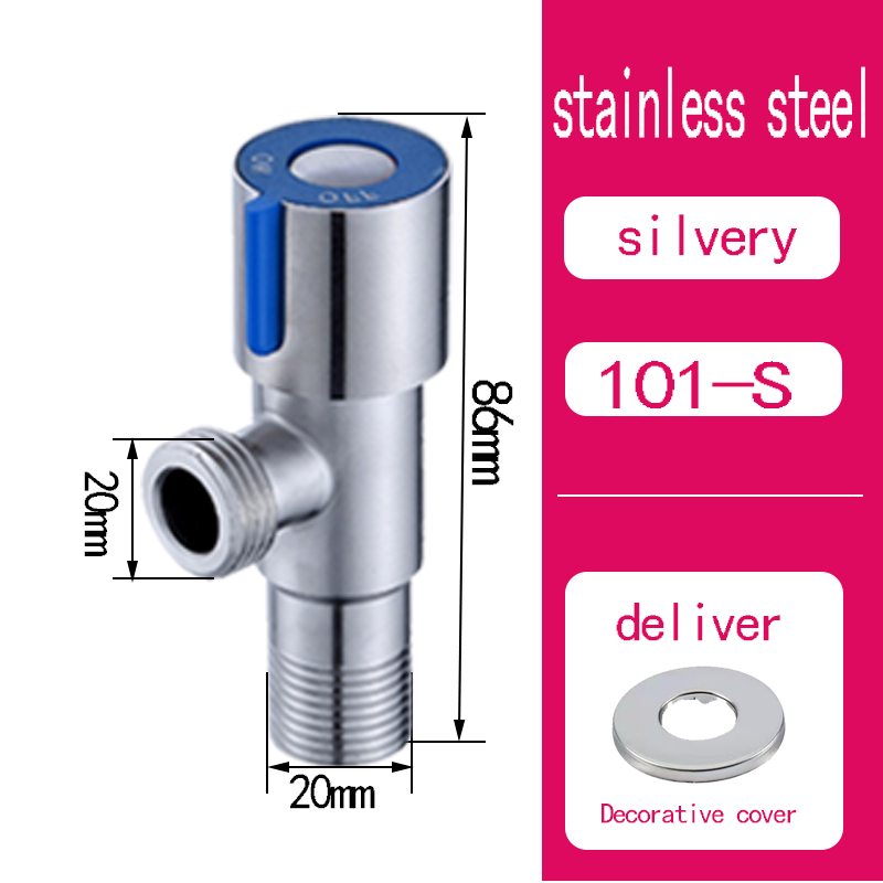 Angle valve one in and two out Stainless steel rotary globe valve ...