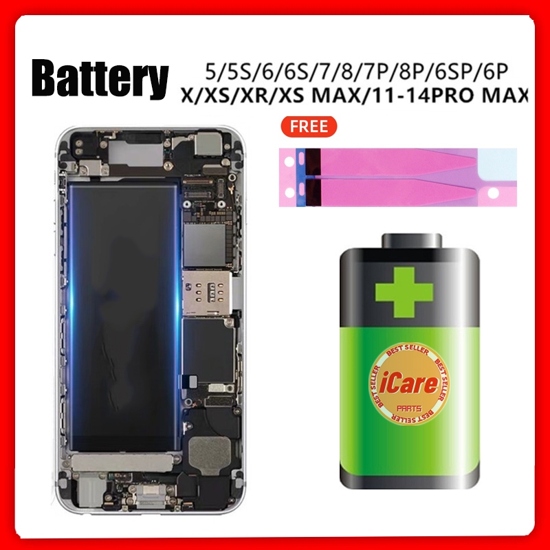📢📢📢Compatible Phone Battery For 🔥🔥🔥🔥5 SE 5S 6 6s 6p 7 7p 8 Plus X Xr Xs ...