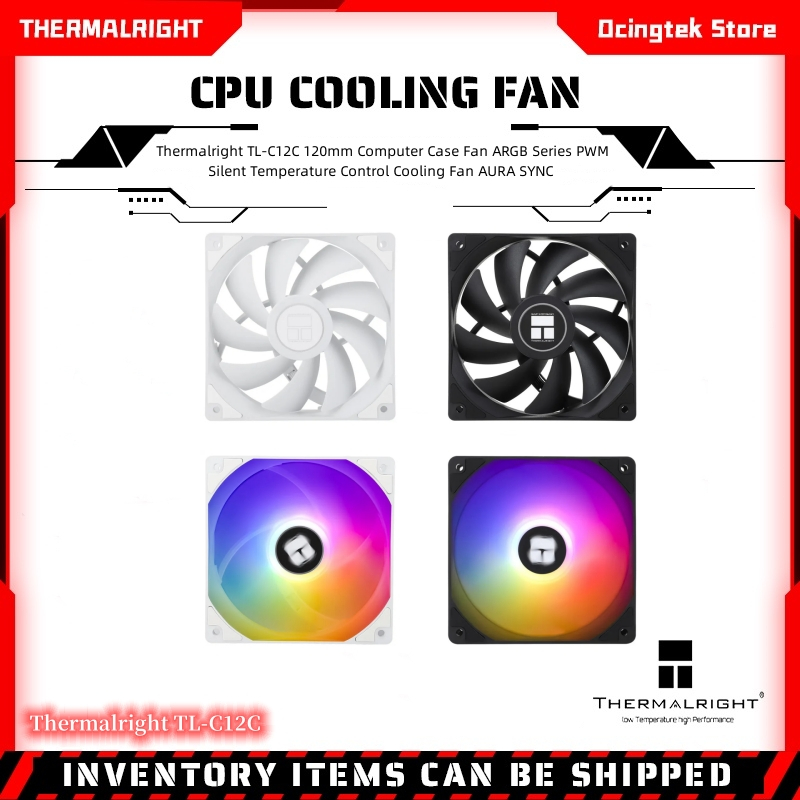 Thermalright TL-C12C 120mm Computer Case Fan ARGB Series PWM Silent ...
