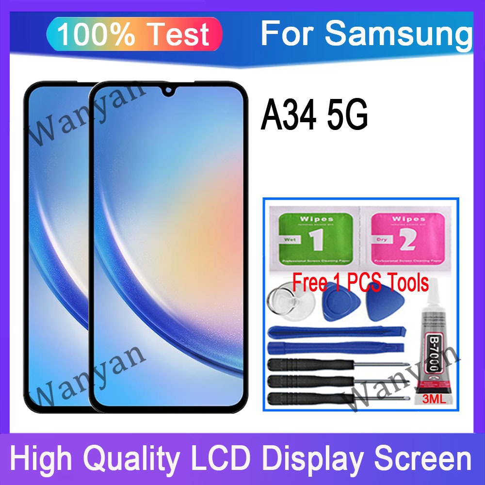 OEM For AMOLED Samsung Galaxy A34 5G LCD Display Touch Screen With ...