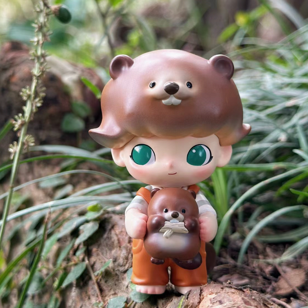 【Genuine】POPMART Dimoo Beaver of Mengxin Hanging Card Manipulation of ...