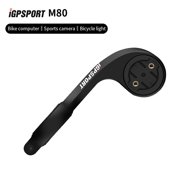 iGPSPORT iGS M80 Bicycle Handlebar Extended Bracket Bike Headlight Mount Bar Computer Holder ...
