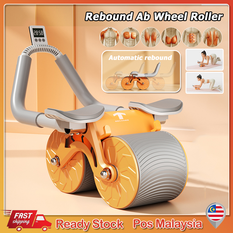 【Spot discount】Healthy abdominal wheel automatic rebound multi-functional abdominal exercise ...
