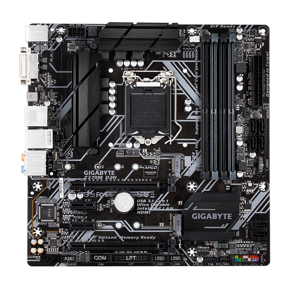 Tested Gigabyte Z370M-D3H/Z370M-DS3H/Z390 M/Z390 M GAMING motherboard ...