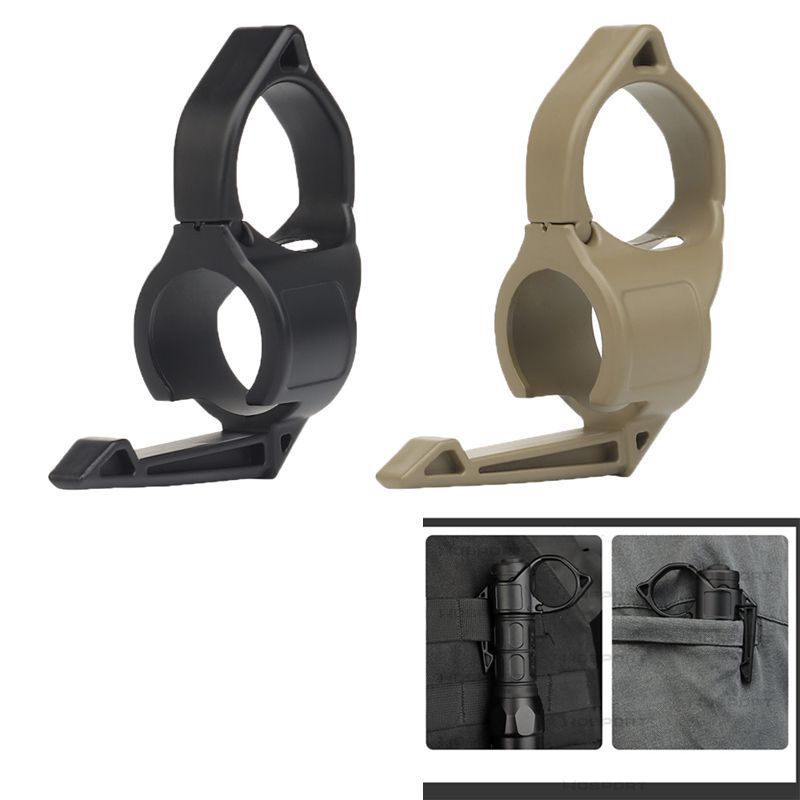 WOSPORT Flashlight Ring Portable Flashlight Holder 2.2cm For Convoy s15 ...