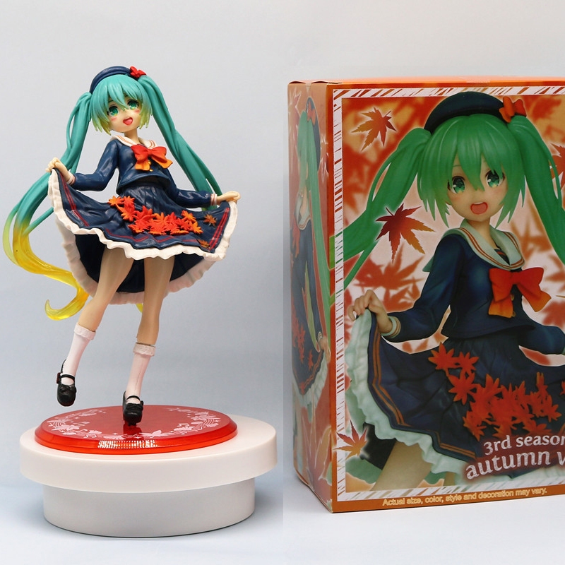 20cm Japan Cartoon Virtual Singer idol Hatsune Miku Figure Miku Maple ...