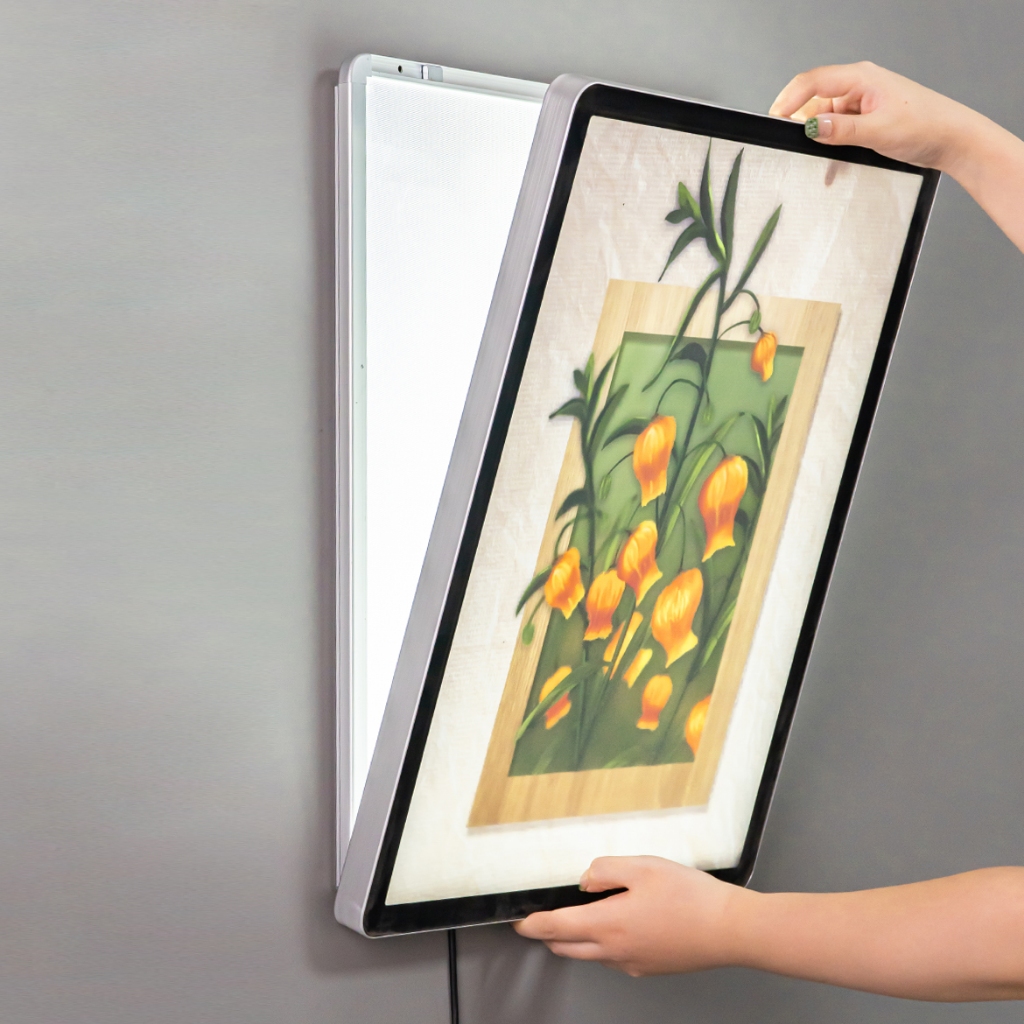 Elevator door advertising aluminum snap frame led light box aluminum light box | Shopee Malaysia