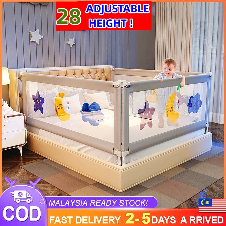 Fence bed Pagar Katil Baby Safety Bed Guard Bed Rail Anti-fall Bed ...