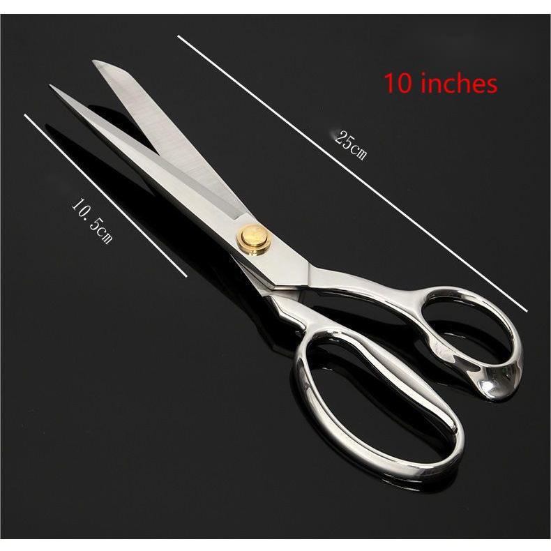 【25CM】 All-steel Sewing Scissors Large Sewing Scissors Alloy Sewing ...