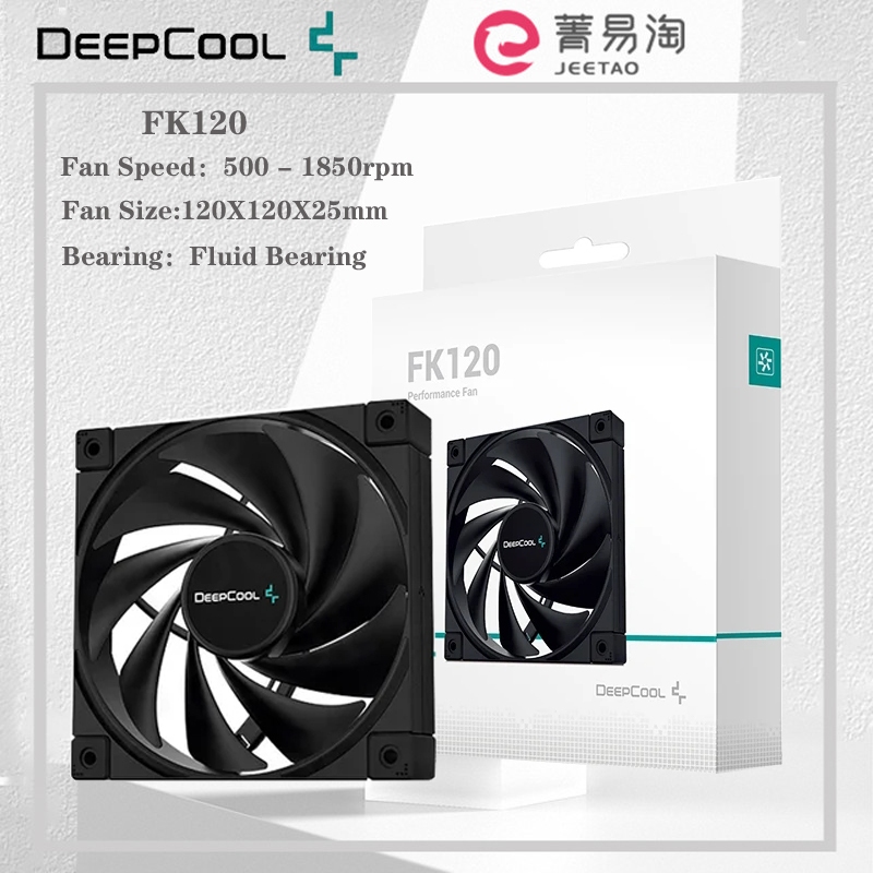 DeepCool FK120 PBT Material Chassis Fan 12cm PWM Control In Liquid Cooler System 120mm 1850RPM ...