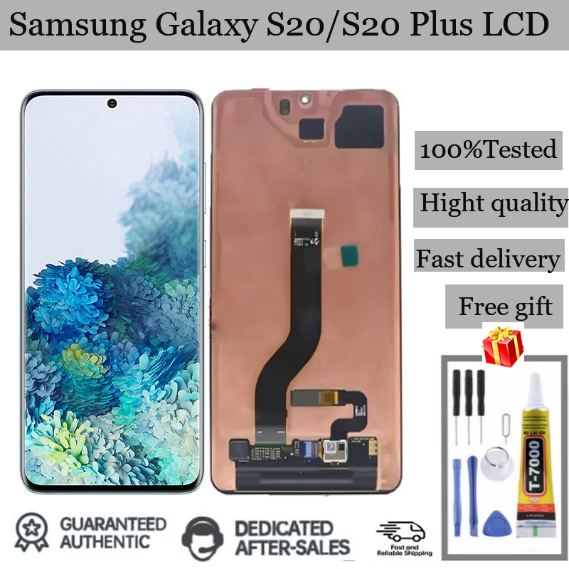 Original For Samsung Galaxy S20 5G G980 G980F G980F/DS Lcd Display Touch Screen Digitizer For ...