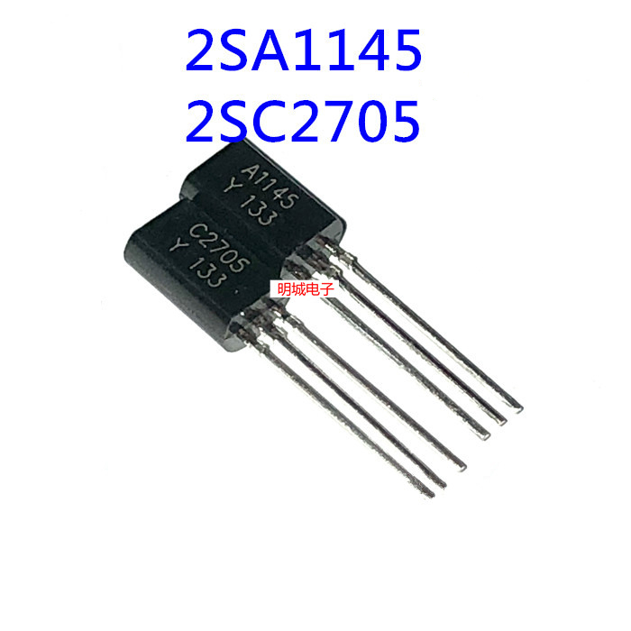 20pcs 2SA1145 2SC2705 TO-92 A1145 C2705 Triode audio amplifier pairing ...