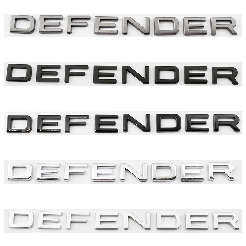 NWE Land Rover Defender DEFENDER letter Logo modified Car Auto Rear ...