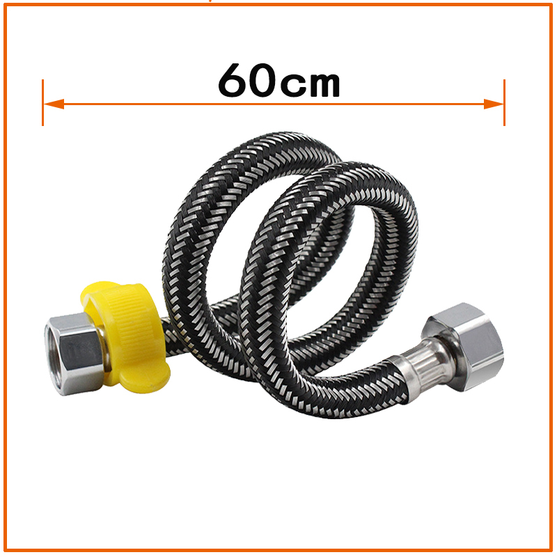 Stainless steel metal connecting hose Toilet sink faucet inlet pipe ...