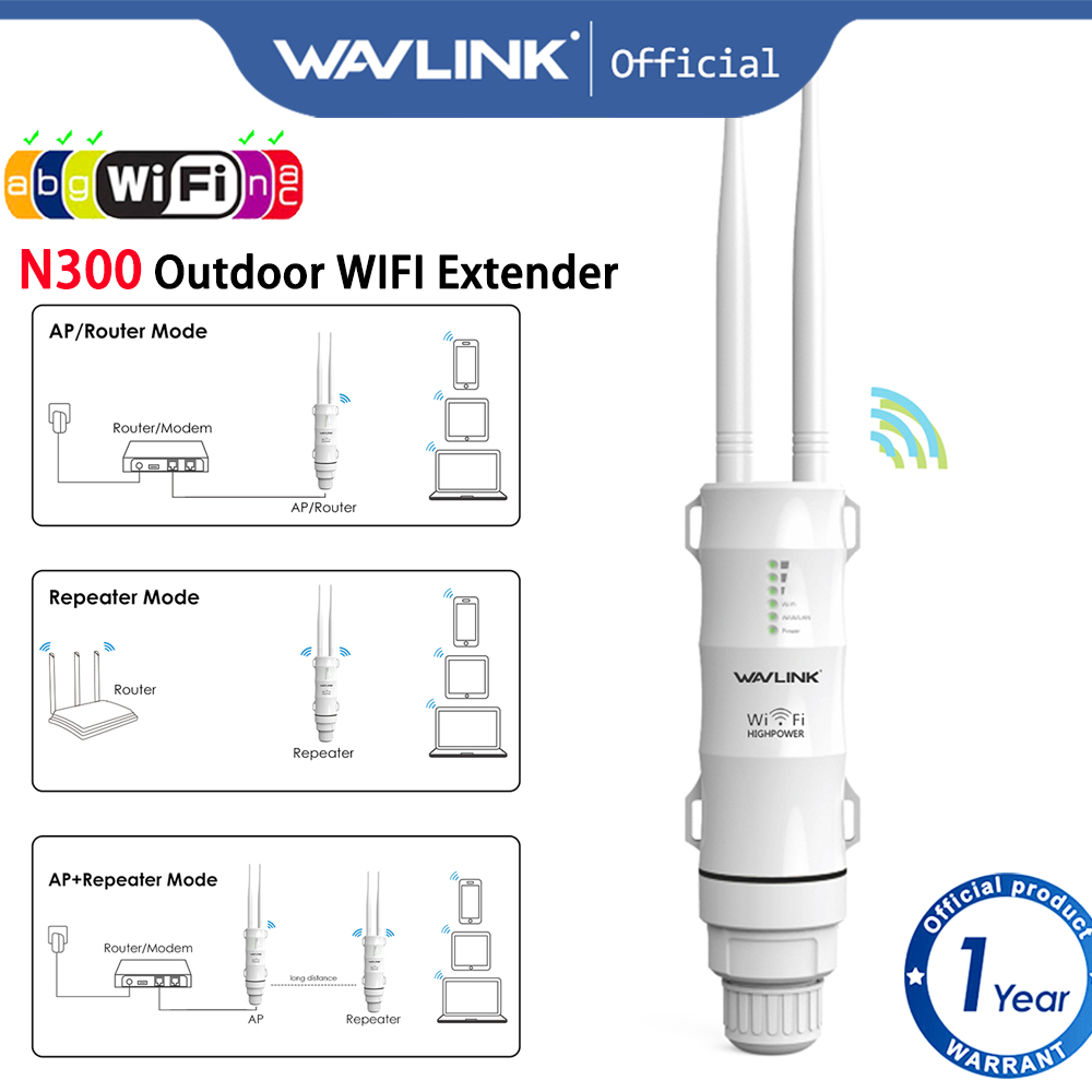 WAVLINK High Power Wi-Fi Outdoor Access Point Range (300Mbps) | Shopee ...