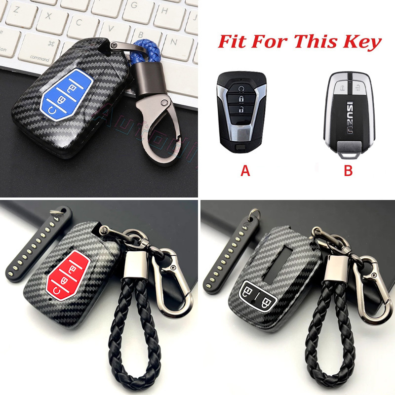 Ready to Ship Carbon Fiber Car Key Protector Cover ISUZU X Series Dmax ...