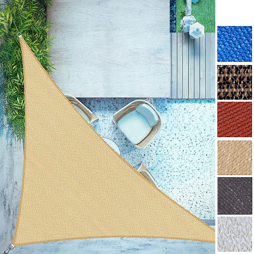 Triangle Sunshade Net Anti-Ultraviolet Anti-uv Breathable Water ...