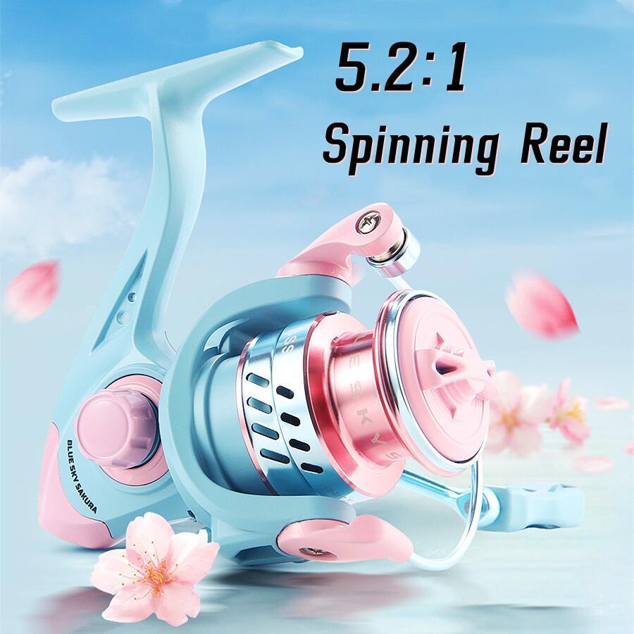 Fishing reel Spinning Reel 8kg Max Drag Metal Spool Pancing 5.2:1 Gear ...
