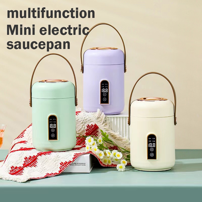 【Malaysia Plug】Portable Health Electric Stew Pot 500ML Electric Stew ...