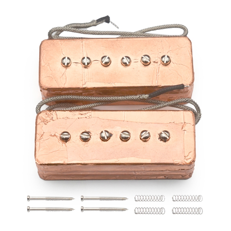 1Set P90 Style Pickup Dual Coil Pickup Noiseless Humbucker 6K/9K Alnico ...