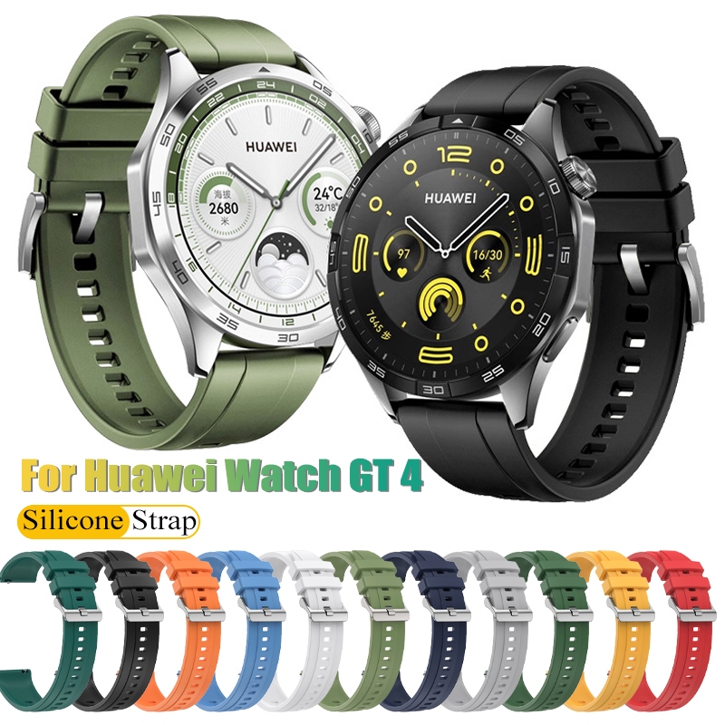 Silicone Strap For Huawei Watch GT5 GT4 GT 5 4 Pro 46mm SmartWatch ...