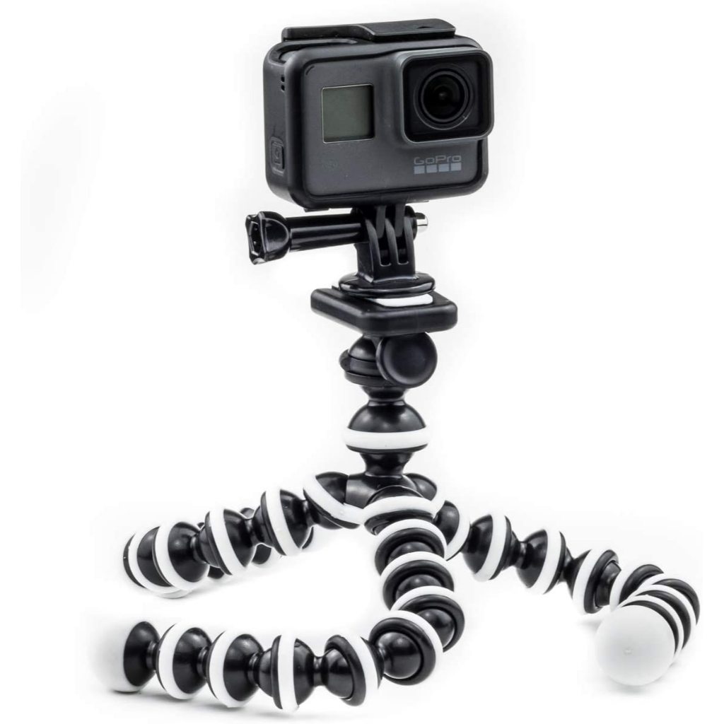 Octopus Flexible Tripod Camera + Action Cam Mount Stand for DJI OSMO ...