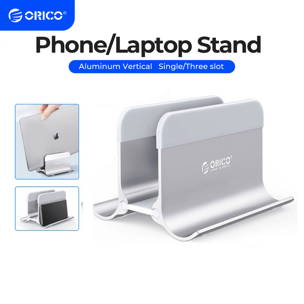 ORICO Aluminum Vertical Laptop Stand Gravity Locking Holder Desktop ...