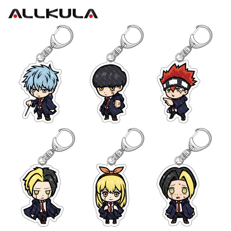 6 Styles Mashle Keychain Collectible Anime Key Chain Acrylic Pendant ...