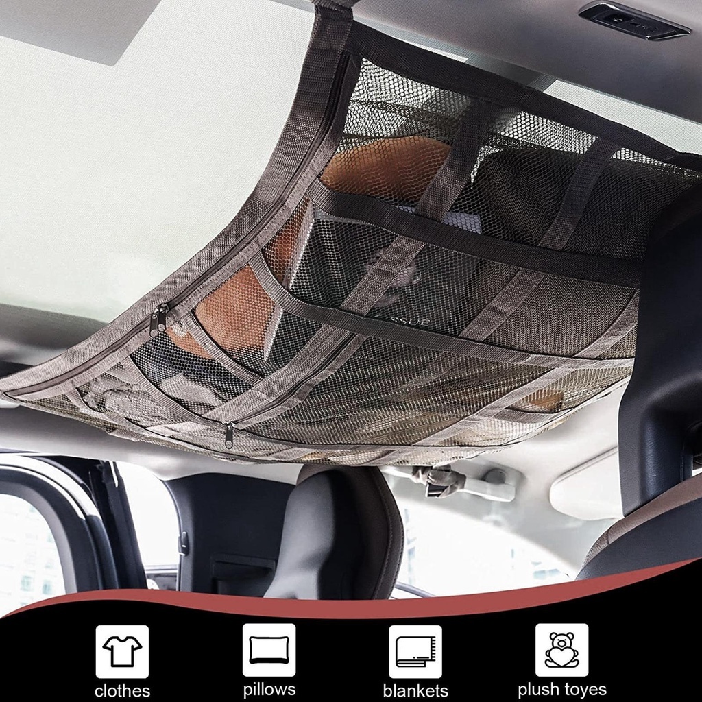 Car Ceiling Cargo Net Car Ceiling Cargo Net Pocket Cargo Net For SUV ...