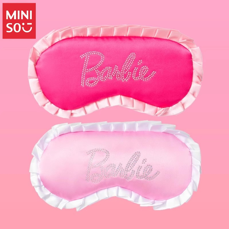 [Ready Stock] MINISO * Barbie Co-Branded Eye Mask Girl Gift | Shopee ...