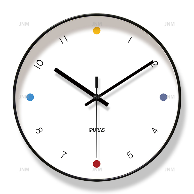 Minimalist Art Wall Clock Home Fashion Wall Clock Cartoon Mute Clock ...