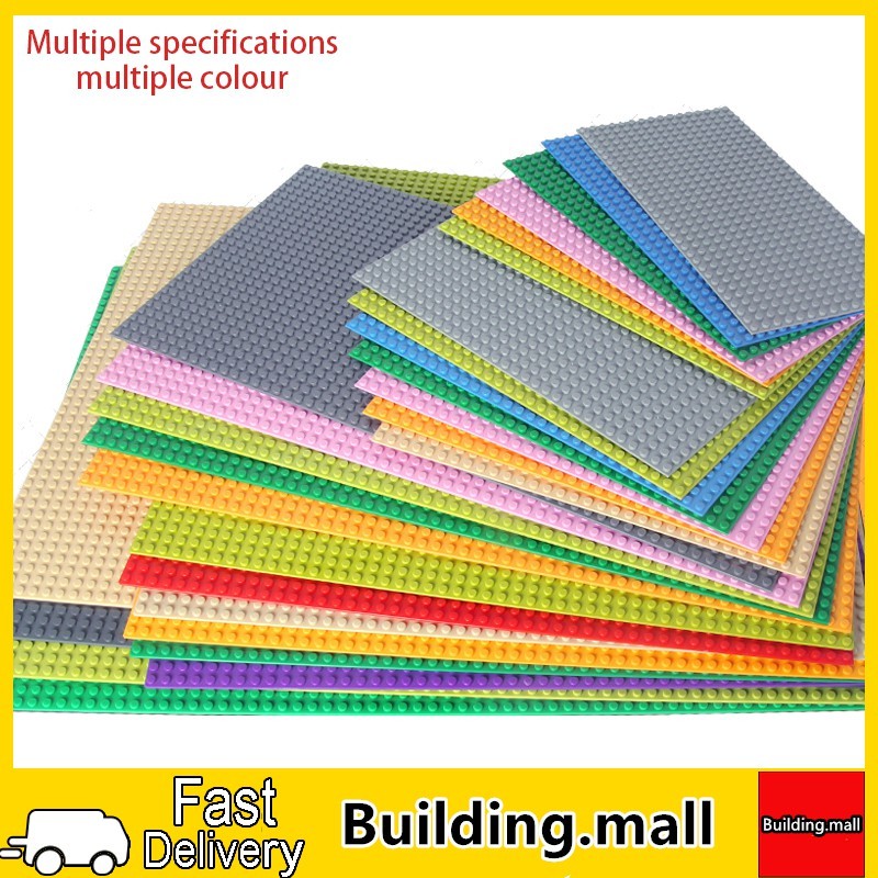 Small Particle Plastic Building Blocks Base Plates DIY LEGO Minifigures ...