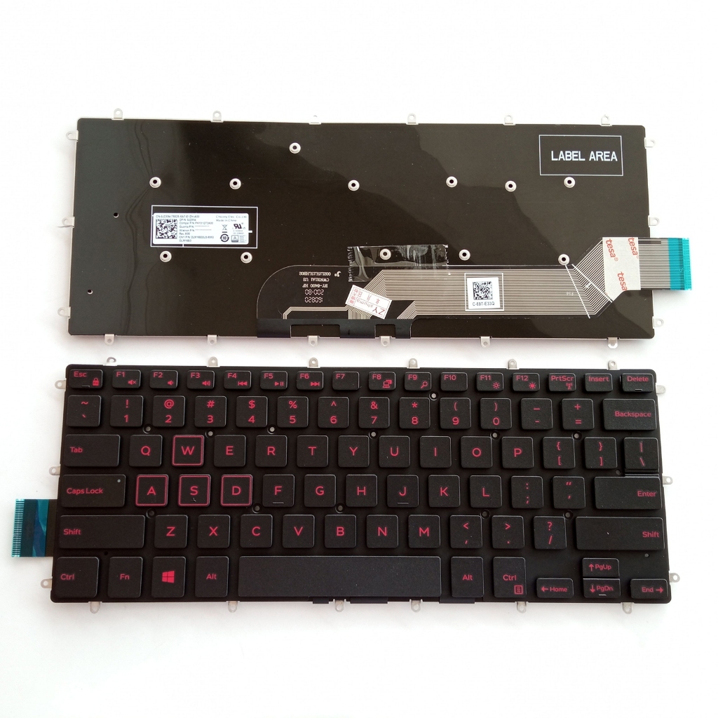 For Dell Latitude 3490 E3490 L3490 P89G 5379 7580 5379 Laptop keyboard ...
