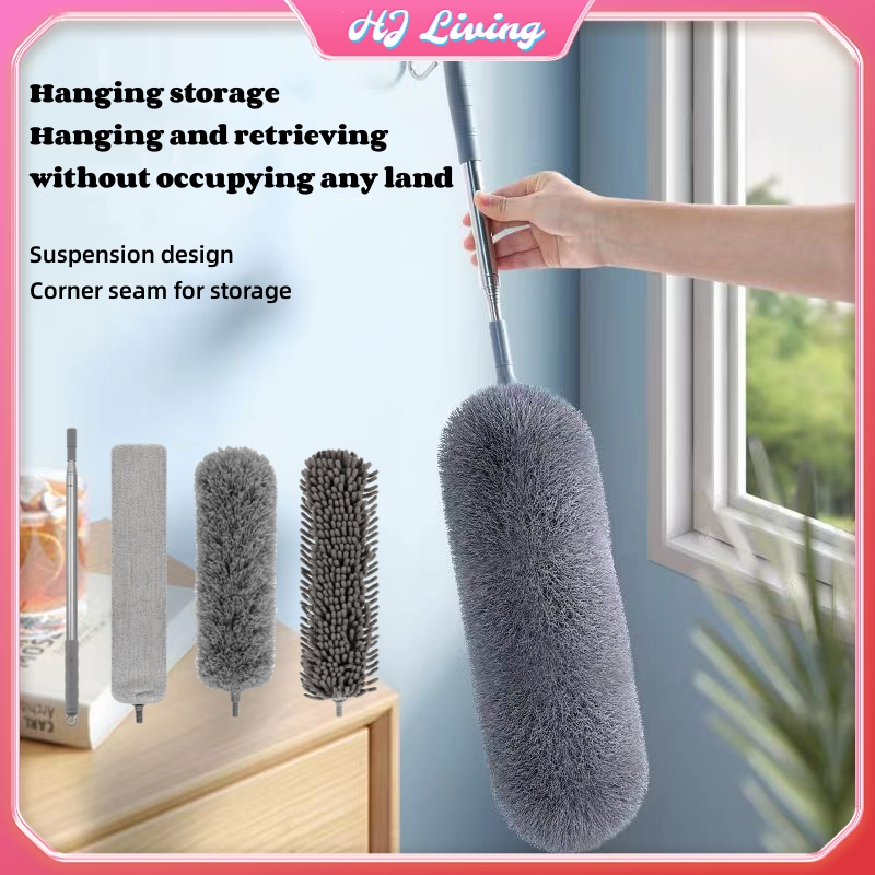 Microfiber Duster 2.8m Extendable Duster Cleaner Brush Feather Dusters ...