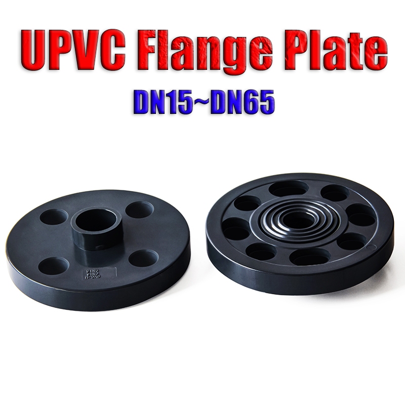 DN15~DN75 PVC Pipe Flange Plate UPVC Water Pipe Flange Piece Split ...
